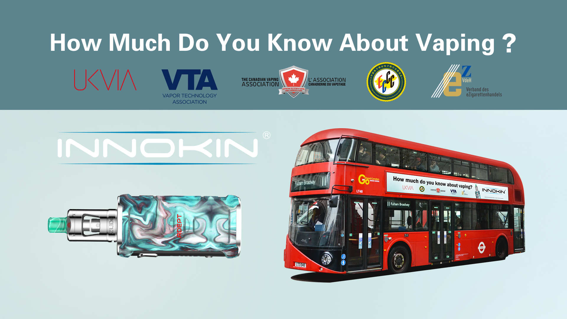 Innokin Technology launches London bus campaign for Stoptober: ‘How ...